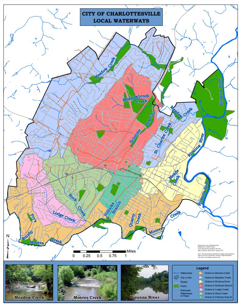 Two streams in Charlottesville are subject of bacterial concern ...