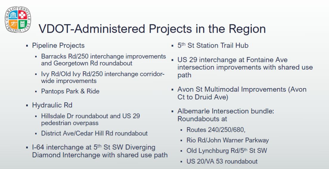 Transportation planning manager updates Charlottesville City Council on ...
