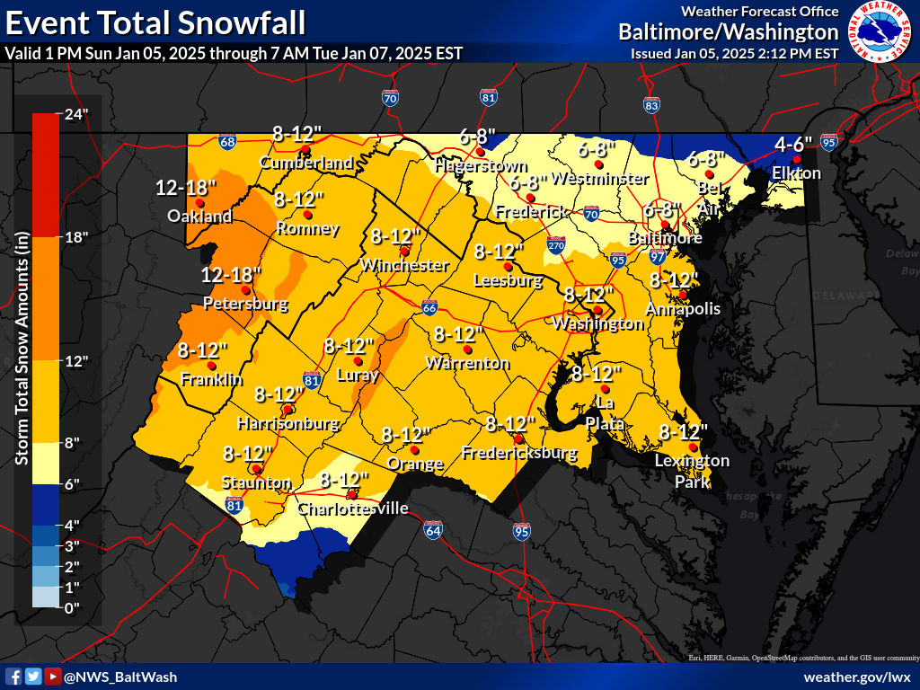 VDOT warns Virginians to stay off roads during snowfall as local ...