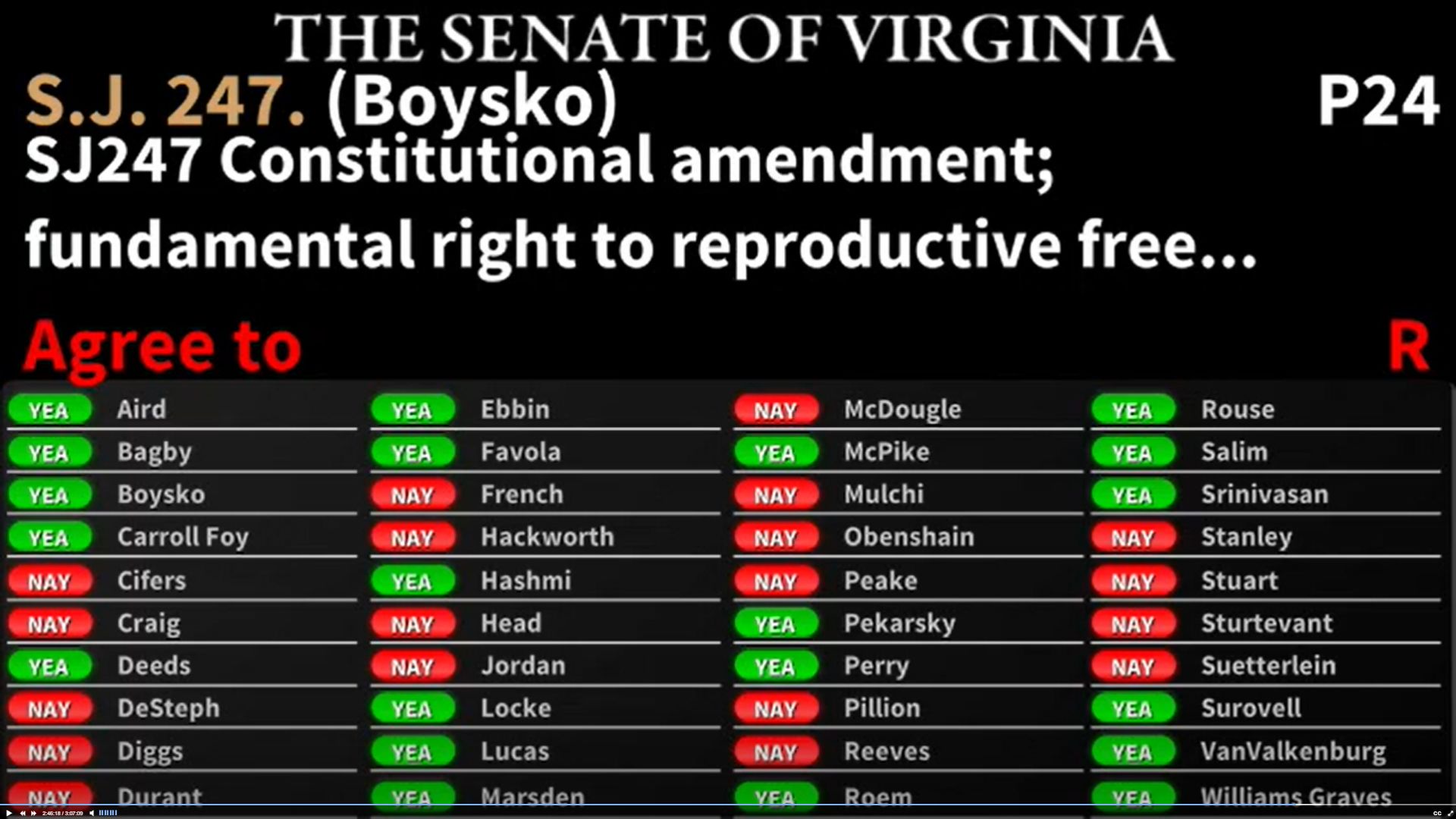 Three Constitutional amendments pass Virginia Senate including right to ...