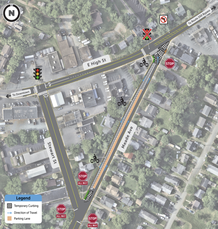 Three options proposed for pilot project at East High / Meade triangle ...
